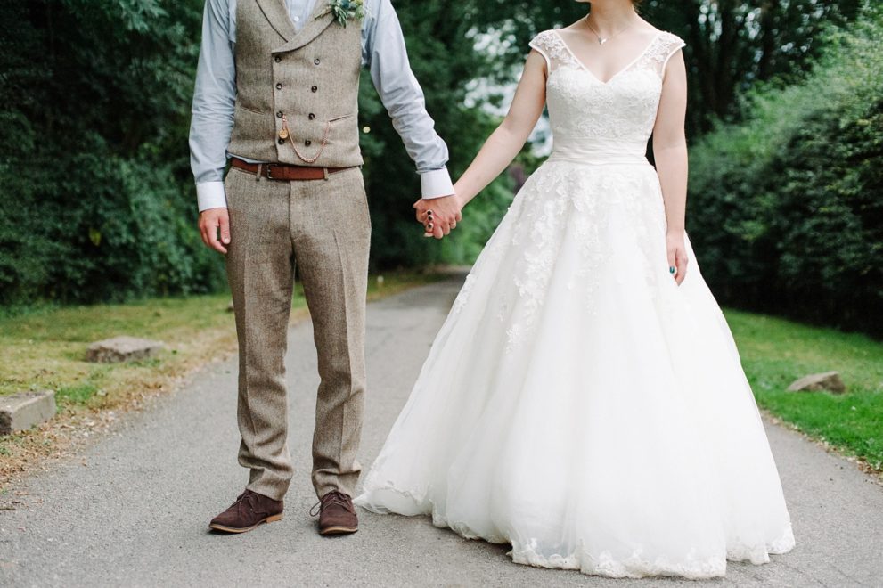 A Justin Alexander Gown for a Wildflower and Butterfly-Inspired Wedding ...