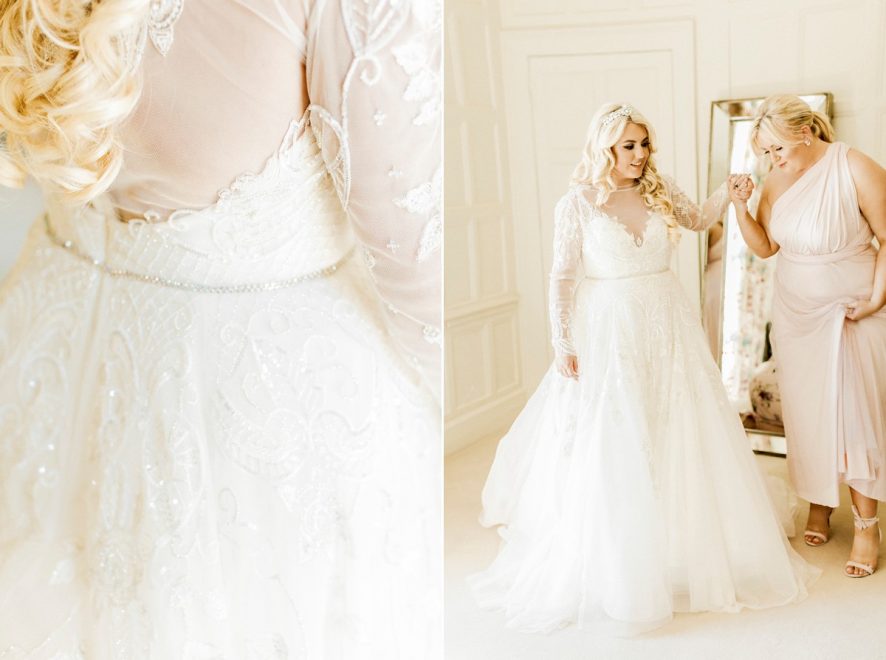 A Hayley Paige bride + her Feminine, Romantic + English Summertime ...