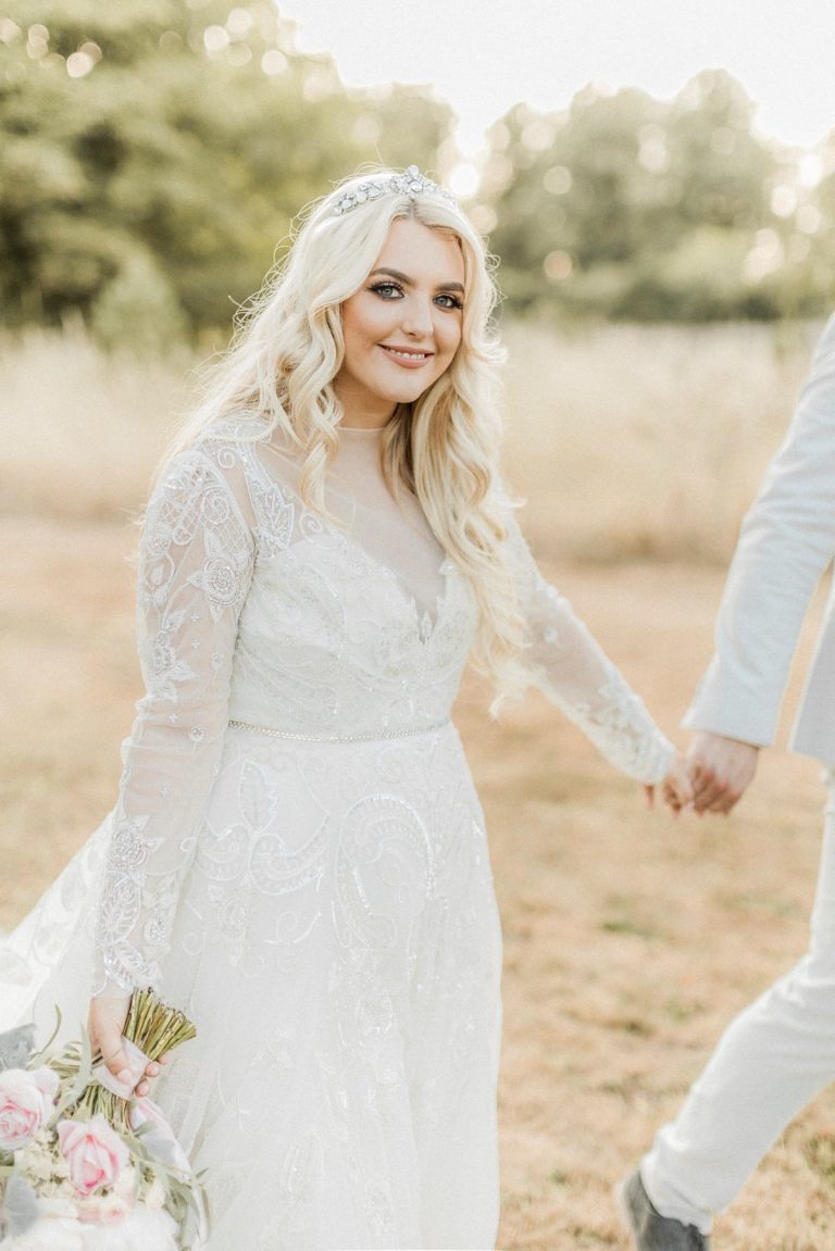 A Hayley Paige bride + her Feminine, Romantic + English Summertime ...