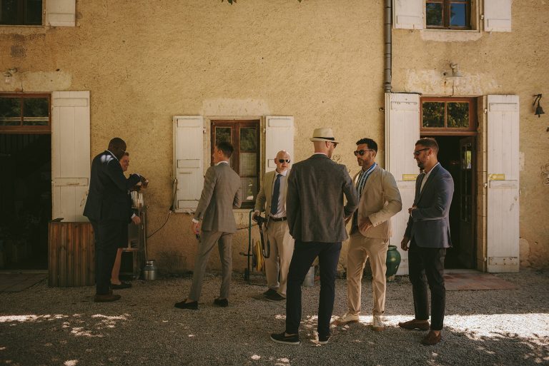 A Modern, Stylish and Elegant French Chateau Wedding with a Pool Party ...