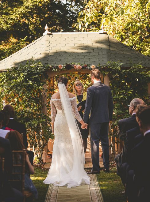 A Bride in Pronovias for her Colourful, Autumn, Country House Wedding ...