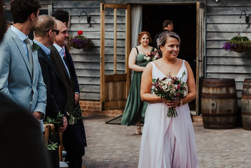 A Hi Low Hem Wedding Dress by Halfpenny London for an Isle of Sheppey ...
