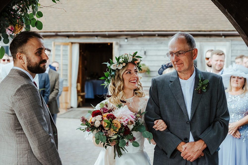 A Hi Low Hem Wedding Dress by Halfpenny London for an Isle of Sheppey ...