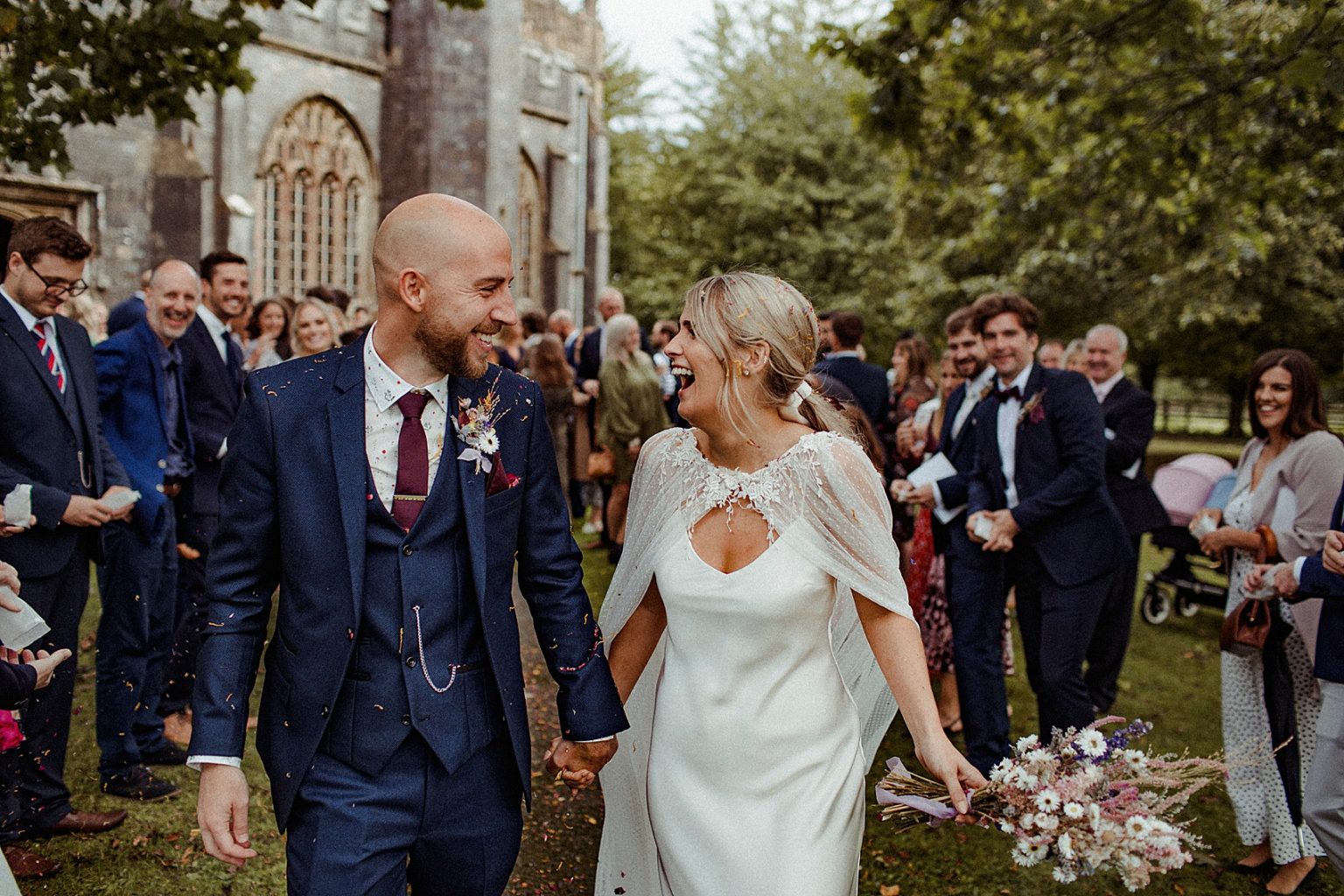 An Autumn Wedding at Riverford Field Kitchen in Devon, With Colourful ...