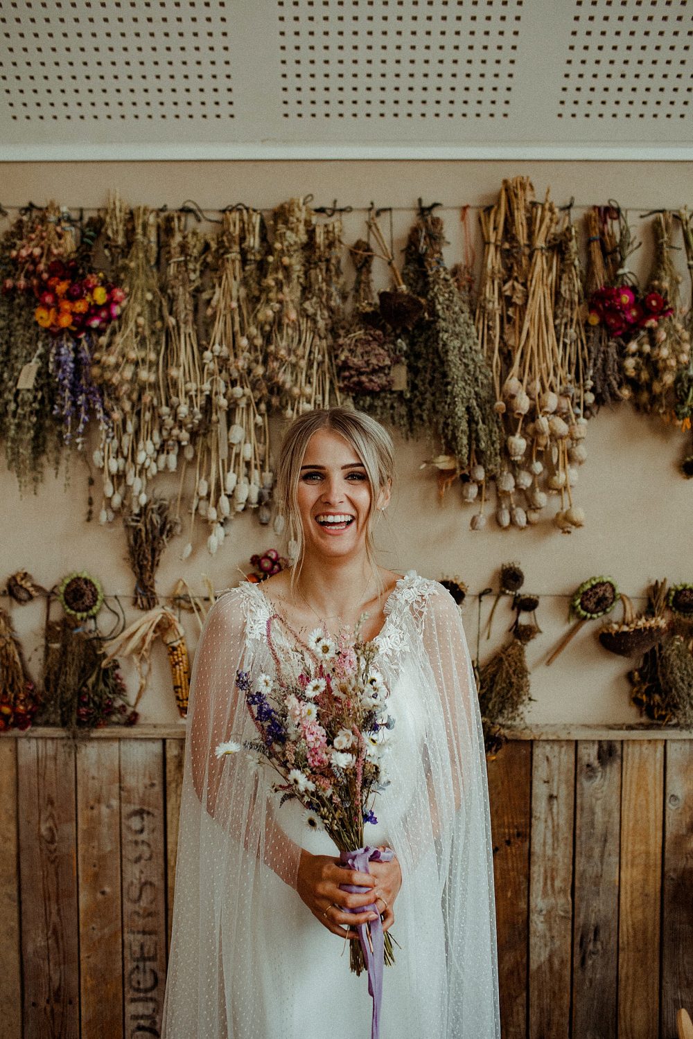 An Autumn Wedding at Riverford Field Kitchen in Devon, With Colourful ...