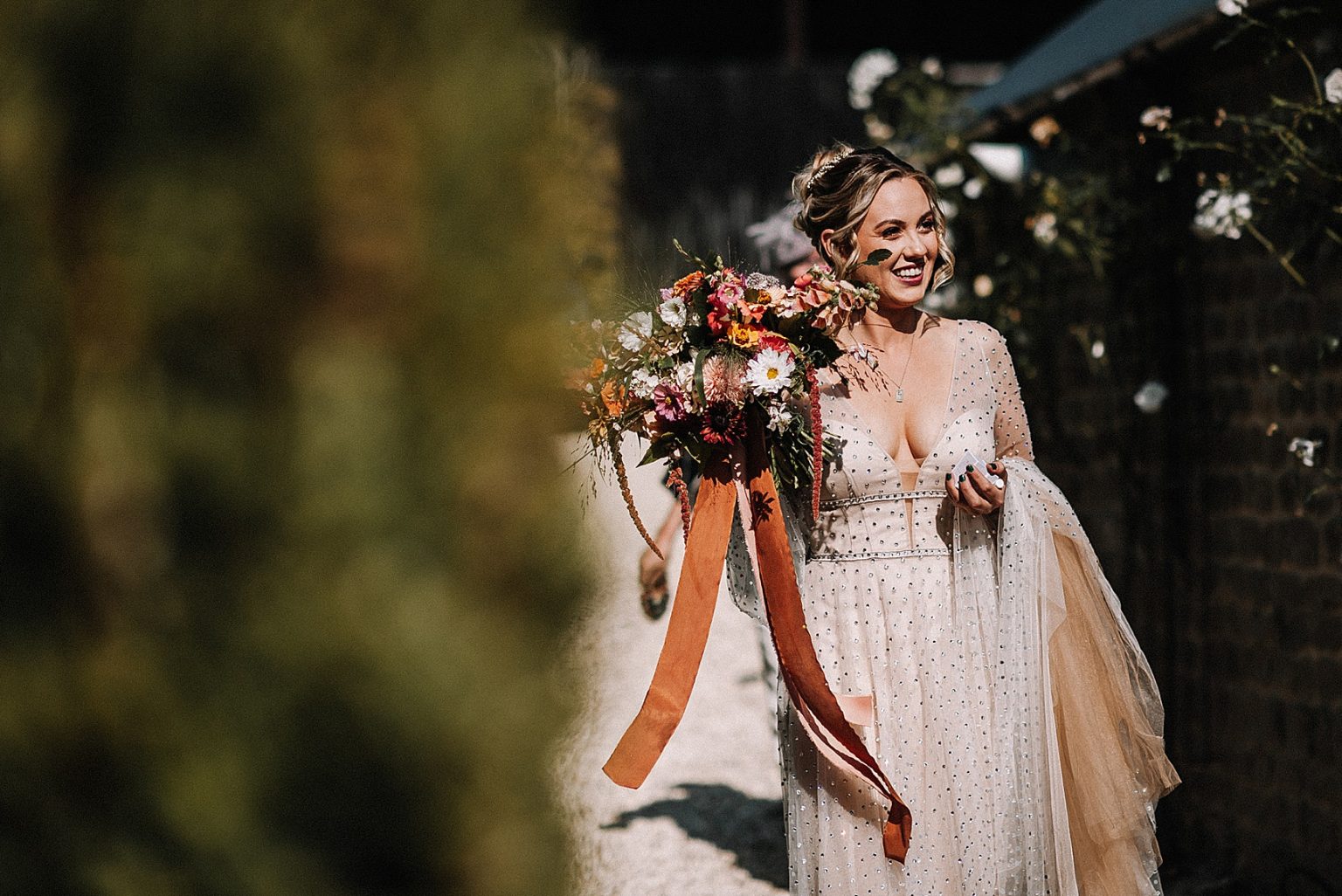 An Autumn Micro Wedding at Cripps Barn and a Bride in Willowby Dress ...