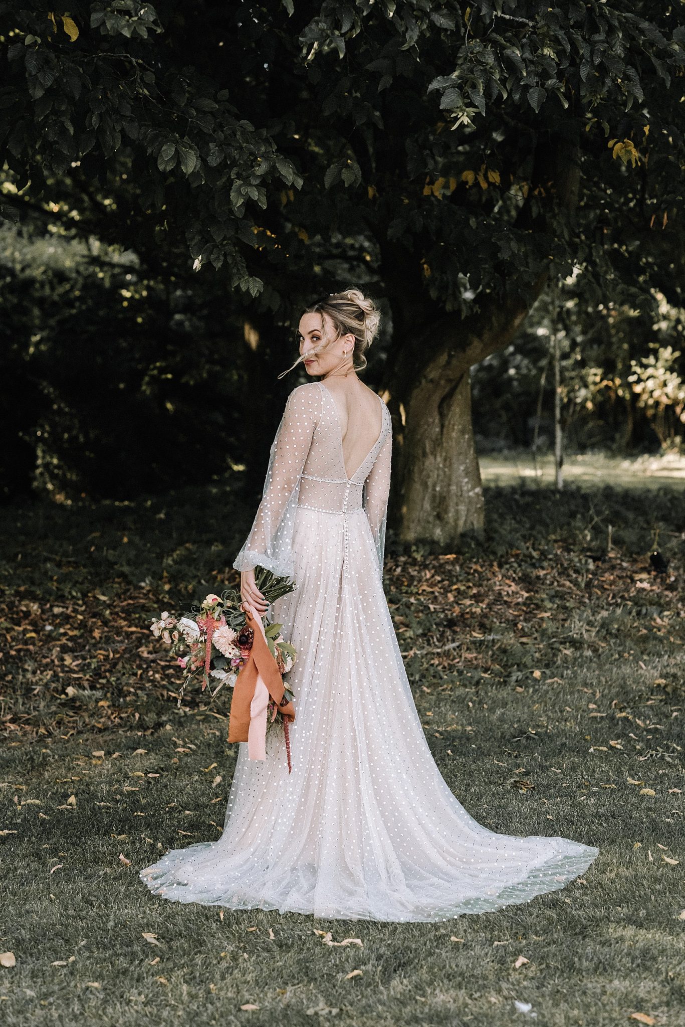 An Autumn Micro Wedding at Cripps Barn and a Bride in Willowby Dress ...