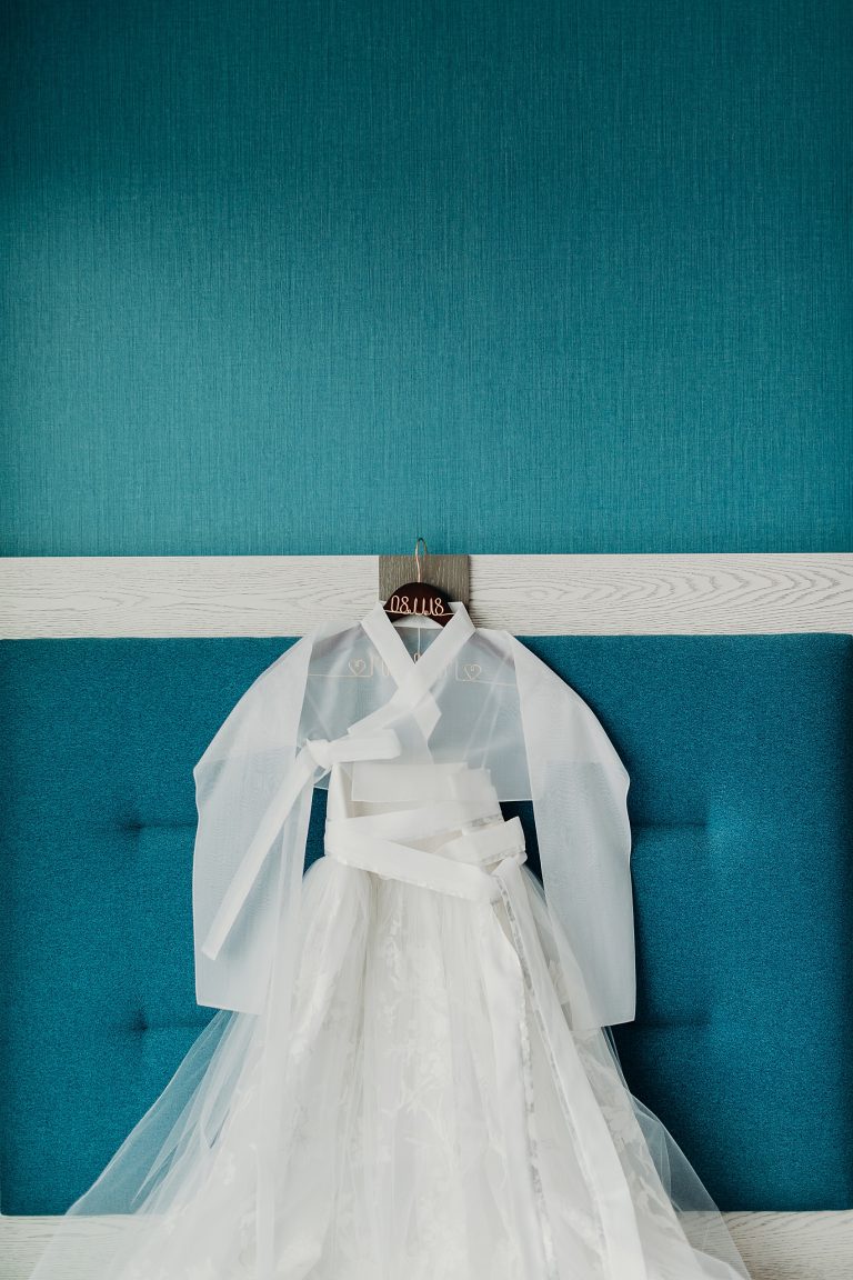 A Handmade Korean Hanbok for a Contemporary, Industrial Californian ...