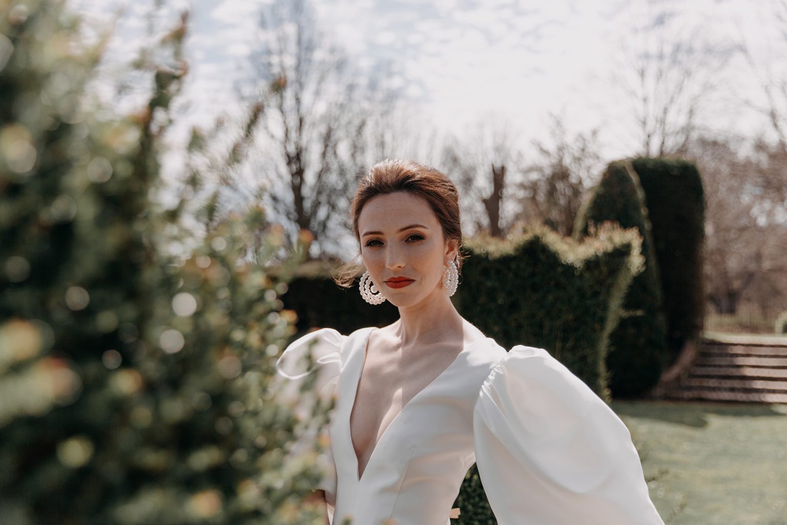 Short, Puff Sleeve, Intimate Wedding Dress Style With Kate Edmondson ...