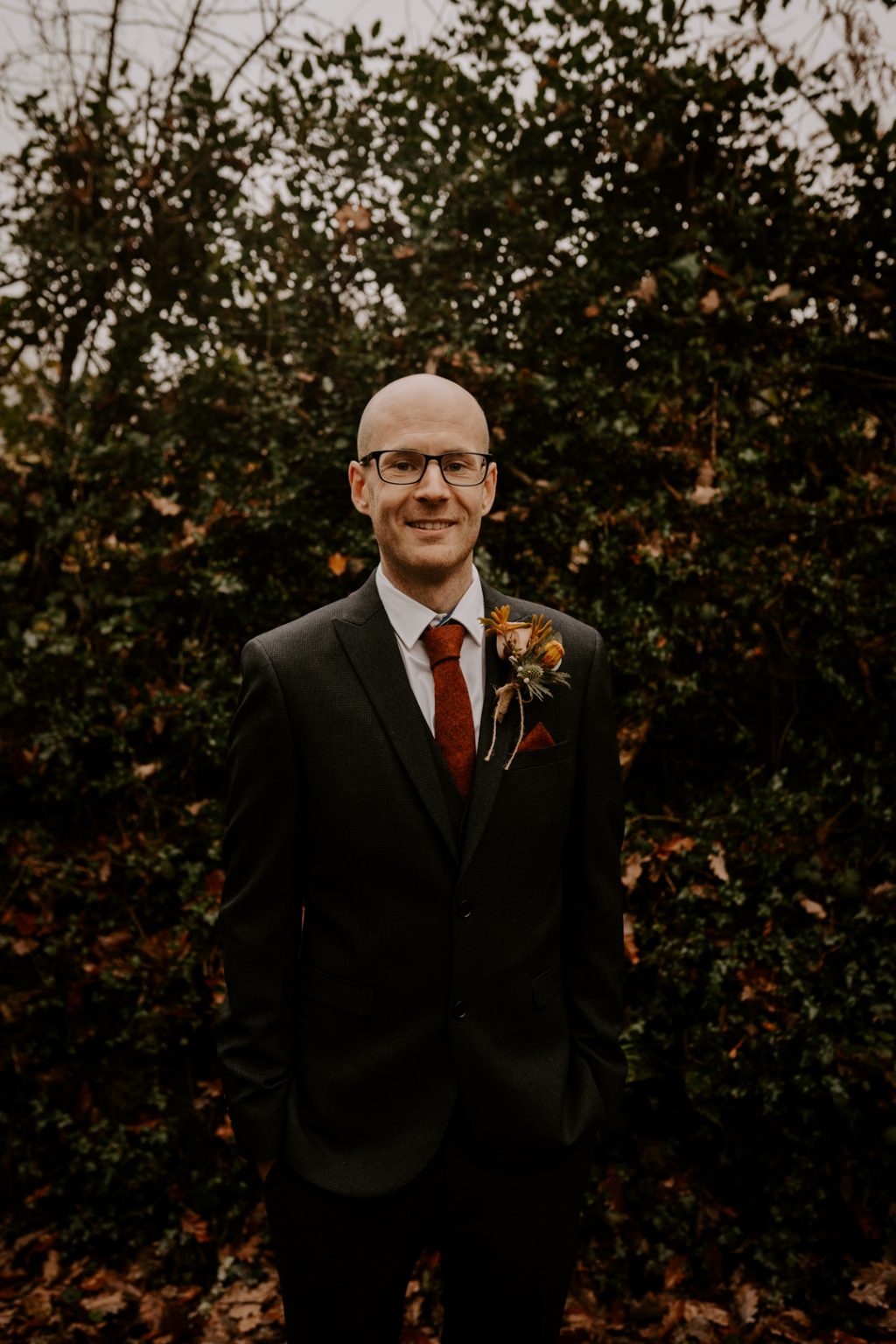 A Needle & Thread Gown For An Intimate & Atmospheric Autumn Wedding ...