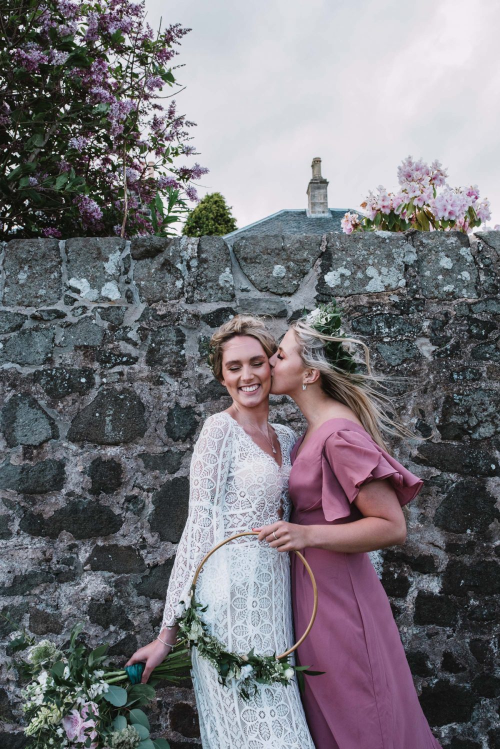 A Pratis Barn Wedding With Peacock Chairs, Floral Hoops + Boho Deco for ...