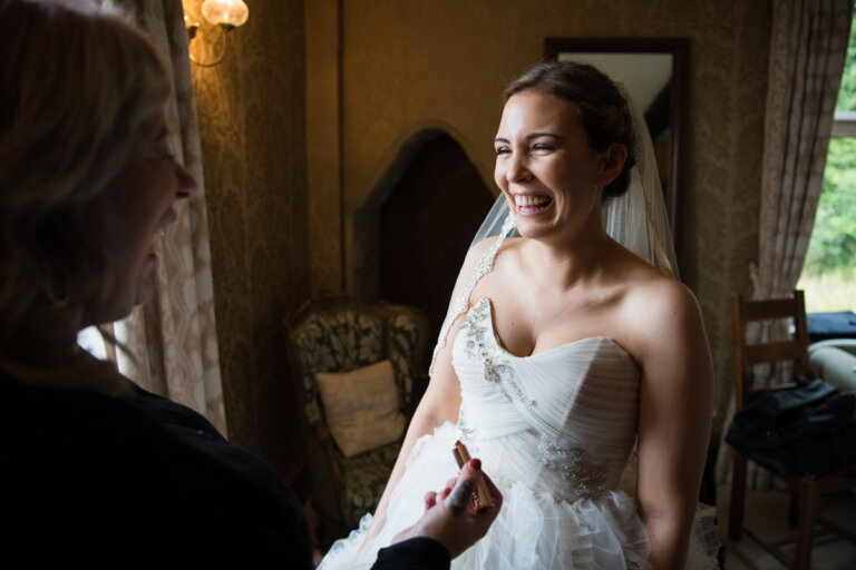 Hayley in Vera Wang for her Celestial Autumn Wedding at Dryhill House ...