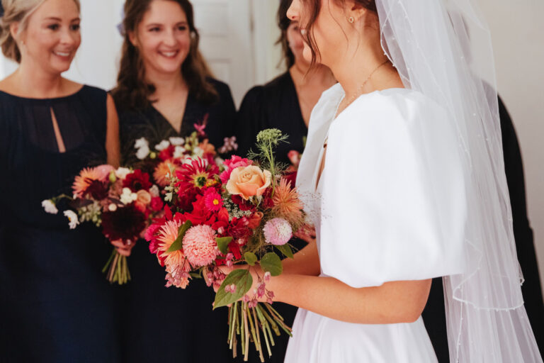 Katie in & For Love for her Waxham Great Barn Wedding
