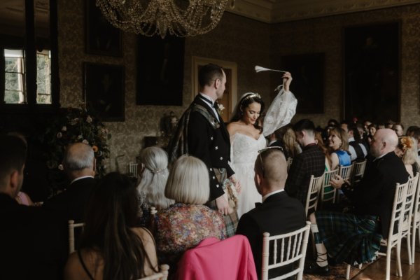 Emma & Timmy's Classic & Elegant, Scottish Irish Wedding at Achnagairn ...