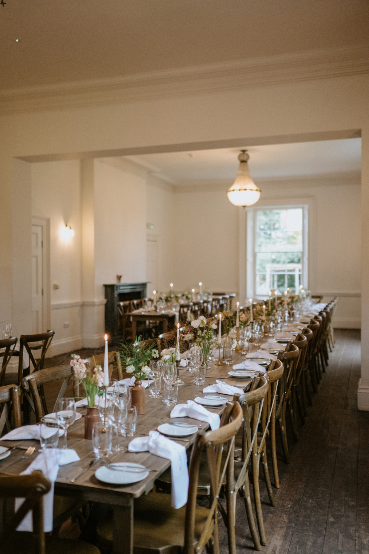 Bride in a Jesus Peiro Cape X Aswarby Rectory Wedding