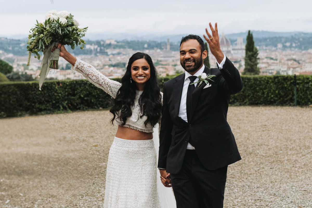 Indian Italian Fusion Wedding in Florence, Italy