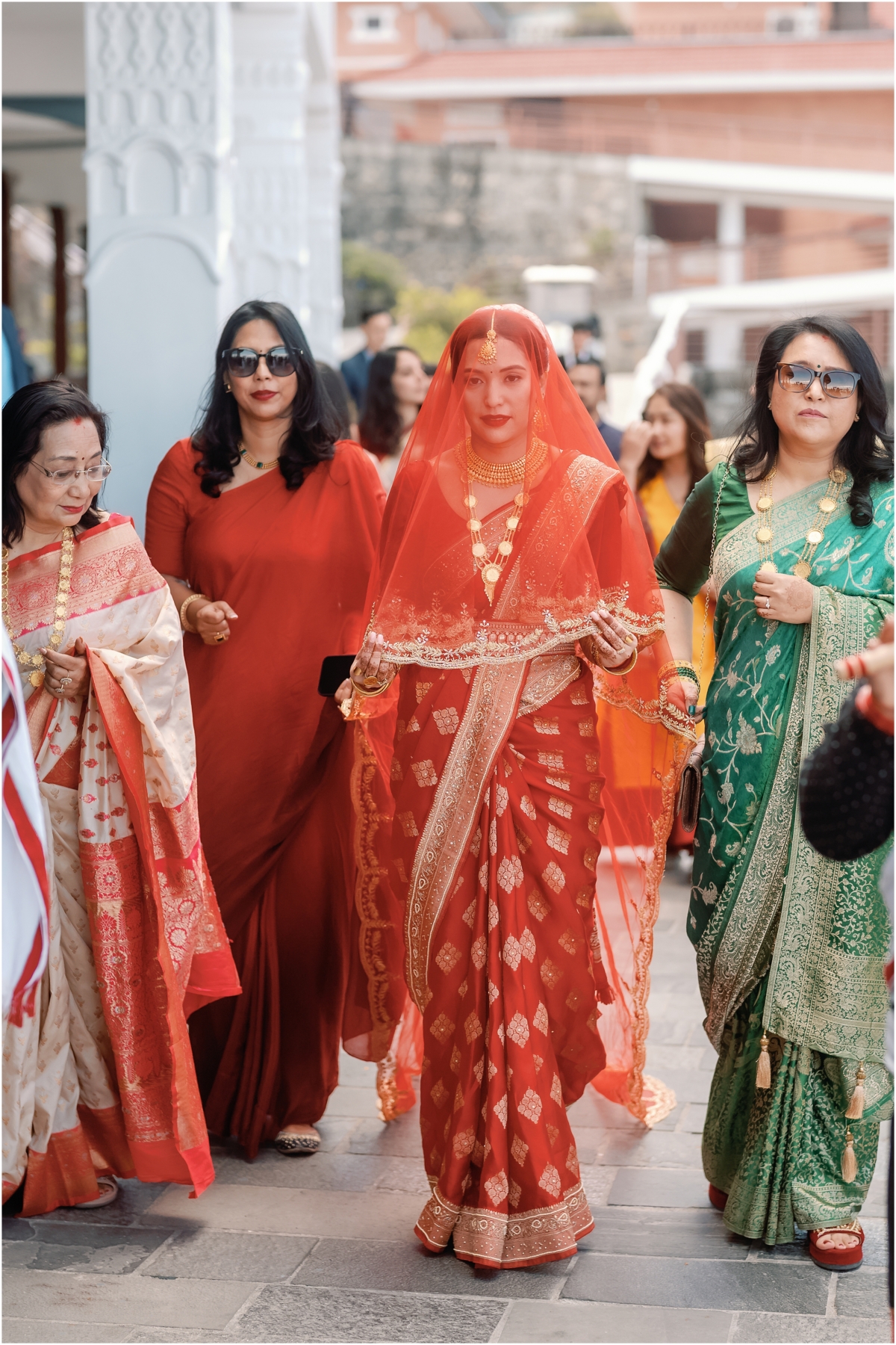 Hindu Newari Wedding in Nepal with Mountain Views