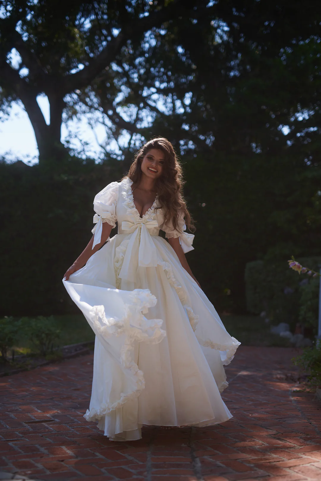 The Ivory Organdy Marie Gown | Selkie