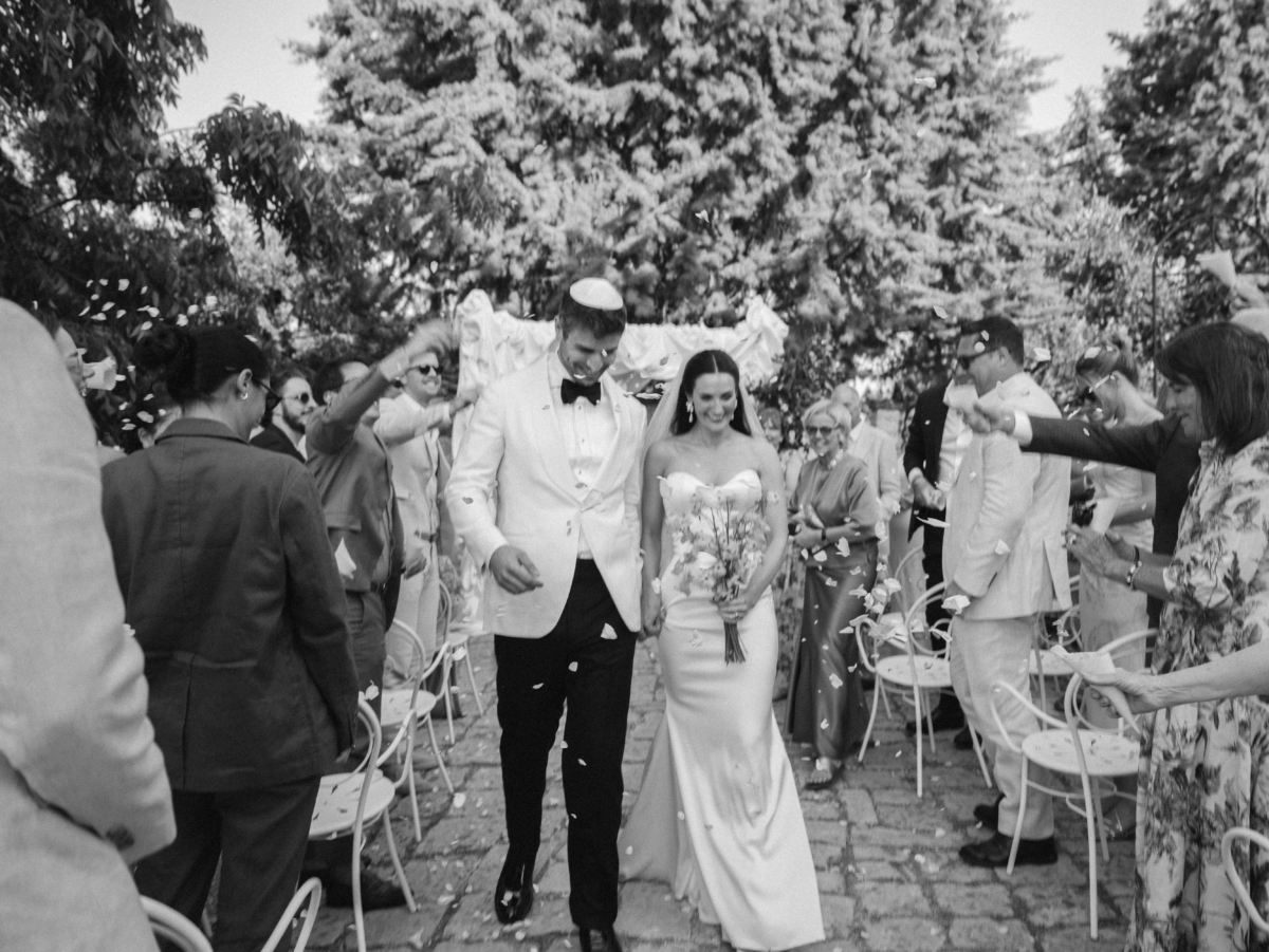 Lihi Hod Gown, Puglia Italy Wedding at Masseria Salamina