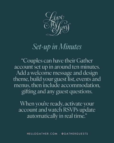 How Gather Works: The Art of the Wedding Guest Hub