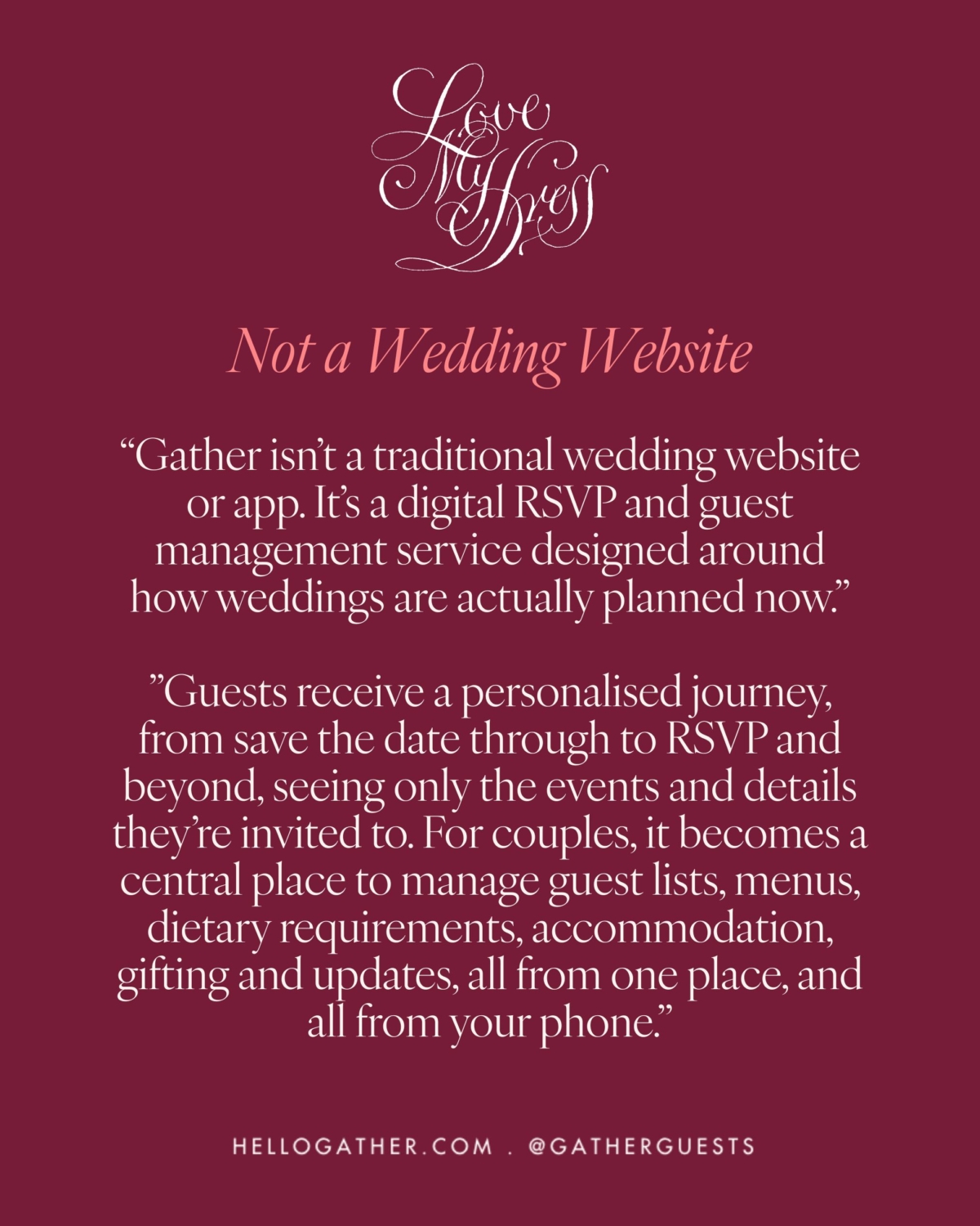 How Gather Works: The Art of Wedding Guest Management & RSVPs, Using ...